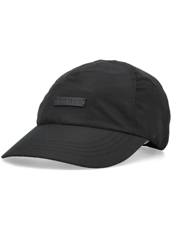 Fear Of God Logo-appliqué Baseball Cap - Black