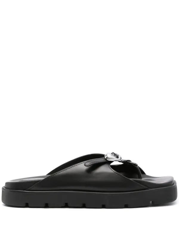 Alexander Wang Dome Logo-buckle Sandals