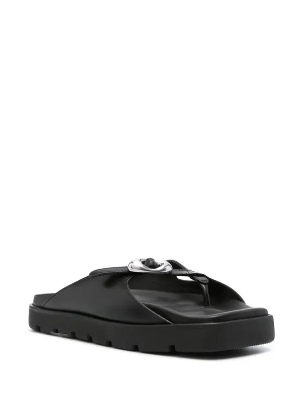 Alexander Wang Dome Logo-buckle Sandals