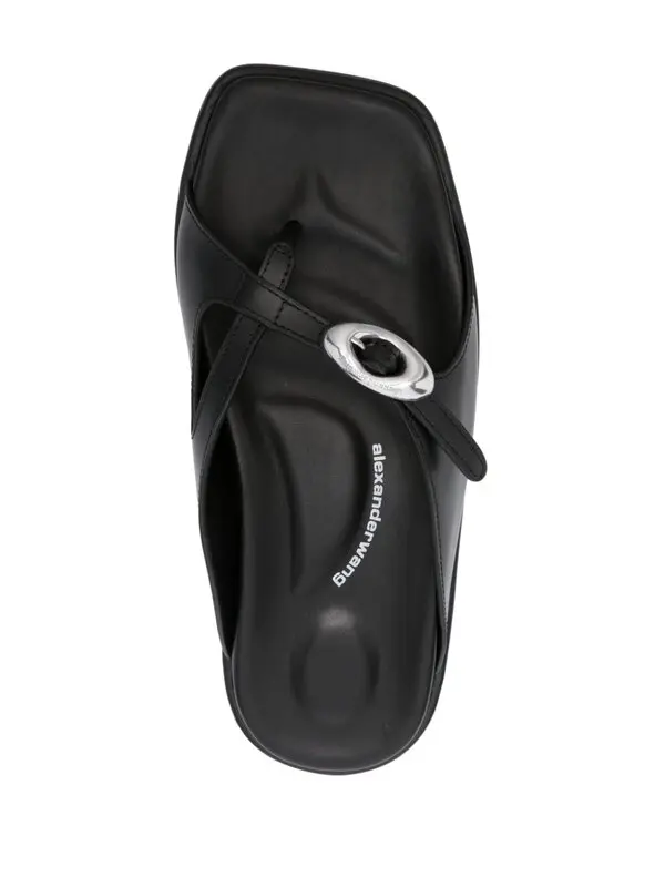 Alexander Wang Dome Logo-buckle Sandals