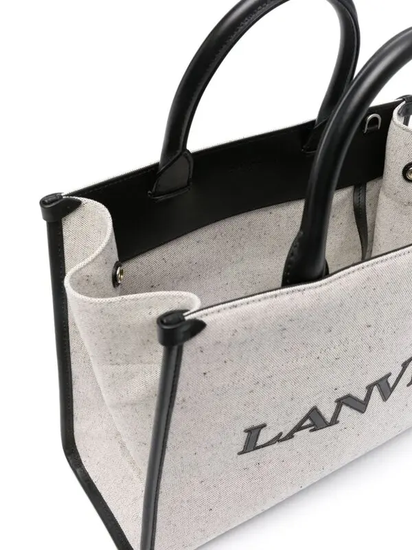 LANVIN Logo-embossed Tote Bag