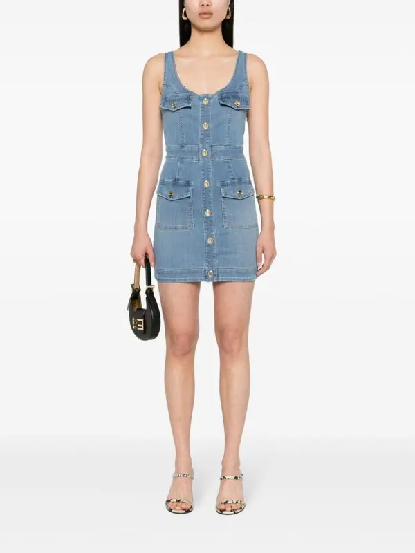 elisabetta franchi denim dress Denim dress