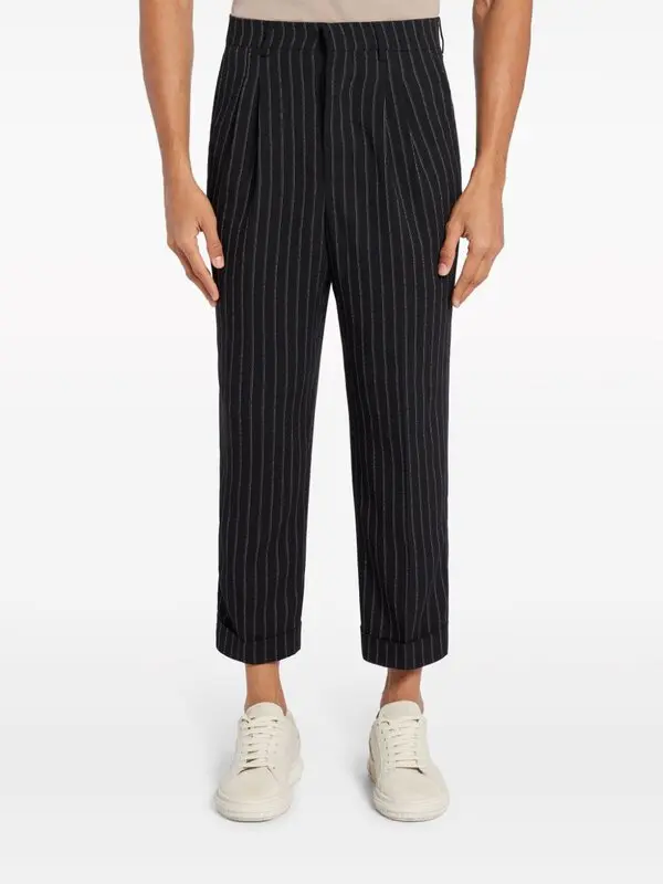 AMI Paris Tapered-leg Tailored Trousers