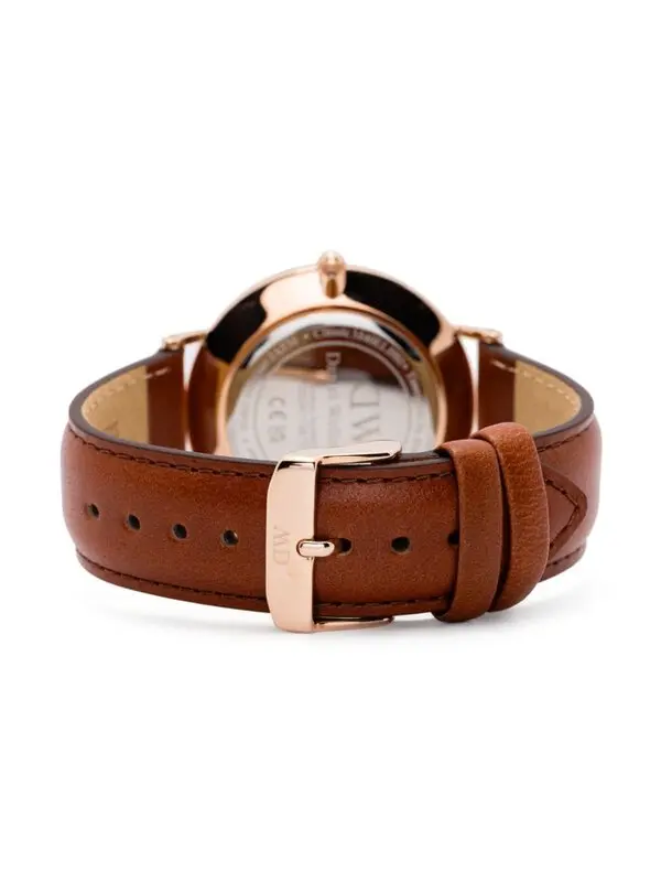 DANIEL WELLINGTON 40mm Strap Watch - Brown