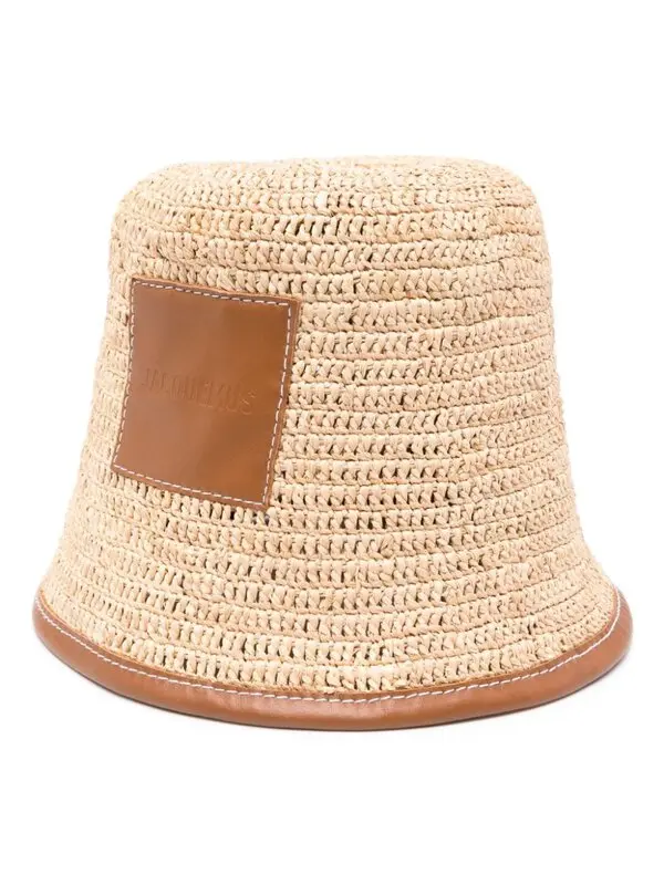 Jacquemus Le Bob Soli Bucket Hat - Neutrals