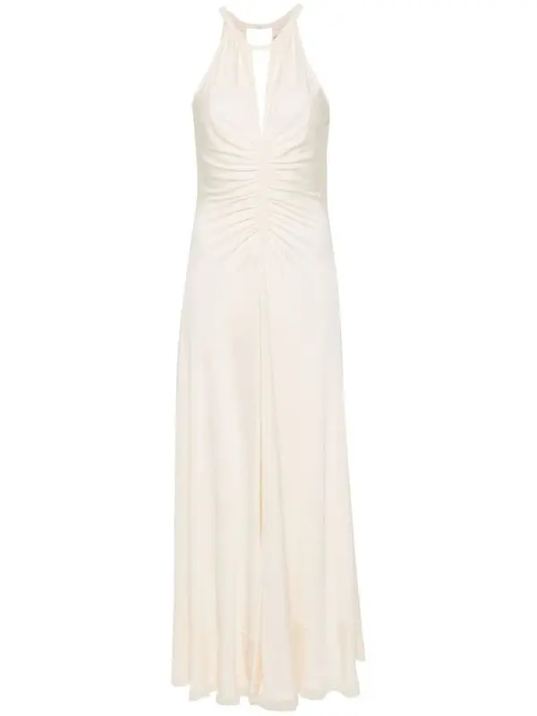 TWINSET Gathered-detail Maxi Dress