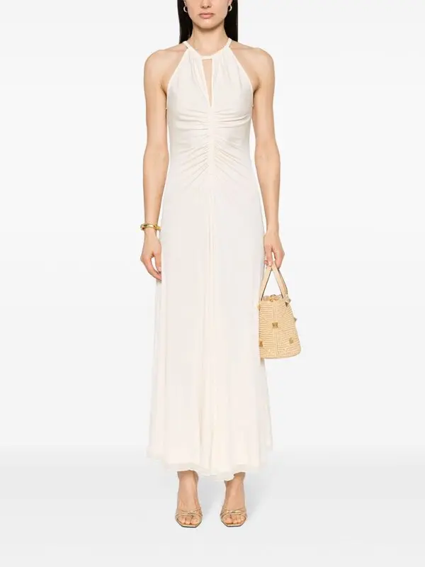 TWINSET Gathered-detail Maxi Dress