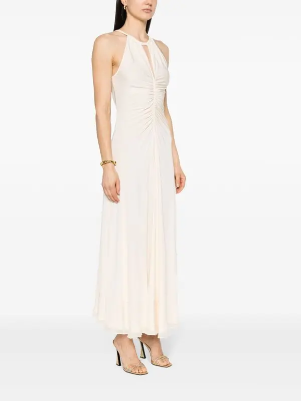 TWINSET Gathered-detail Maxi Dress