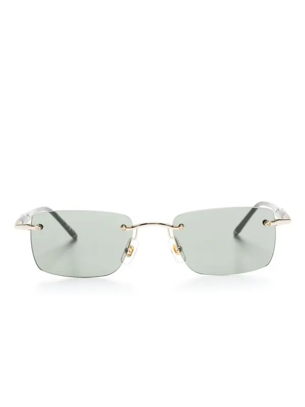 Montblanc Geometric-frame Sunglasses - Grey