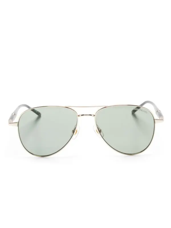 Montblanc Pilot-frame Sunglasses - Gold