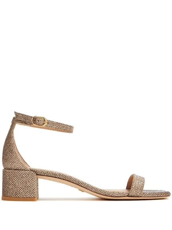 STUART WEITZMAN Nearlynude 35mm Leather Sandals