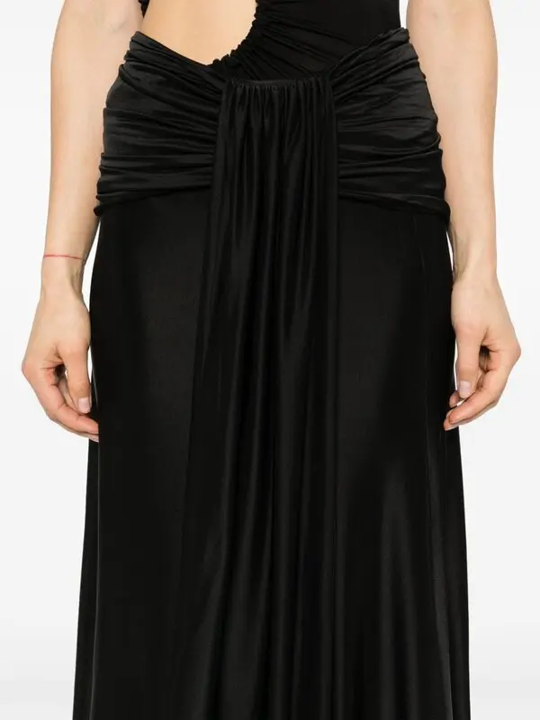 Rabanne Drape-detail Maxi Skirt