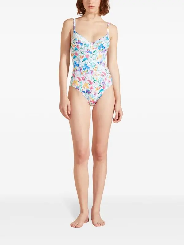 Vilebrequin Leonita Happy Flowers-print Swimsuit