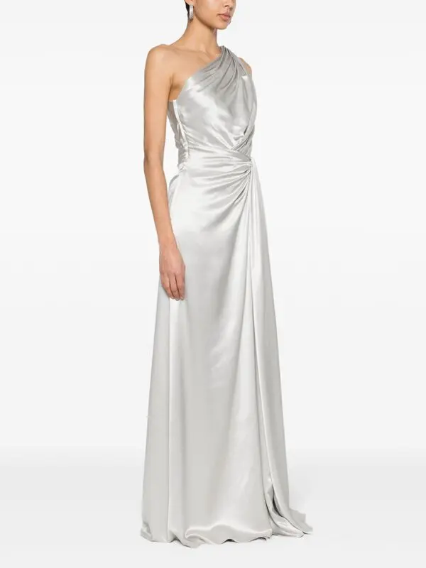 Dolce & Gabbana Off-shoulder Silk Gown