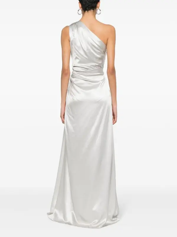 Dolce & Gabbana Off-shoulder Silk Gown