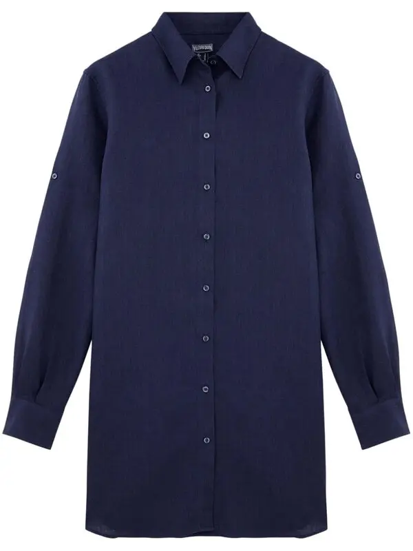 Vilebrequin Organic Linen Shirt - Blue