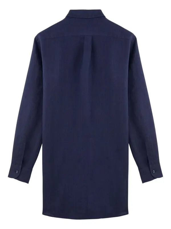 Vilebrequin Organic Linen Shirt - Blue