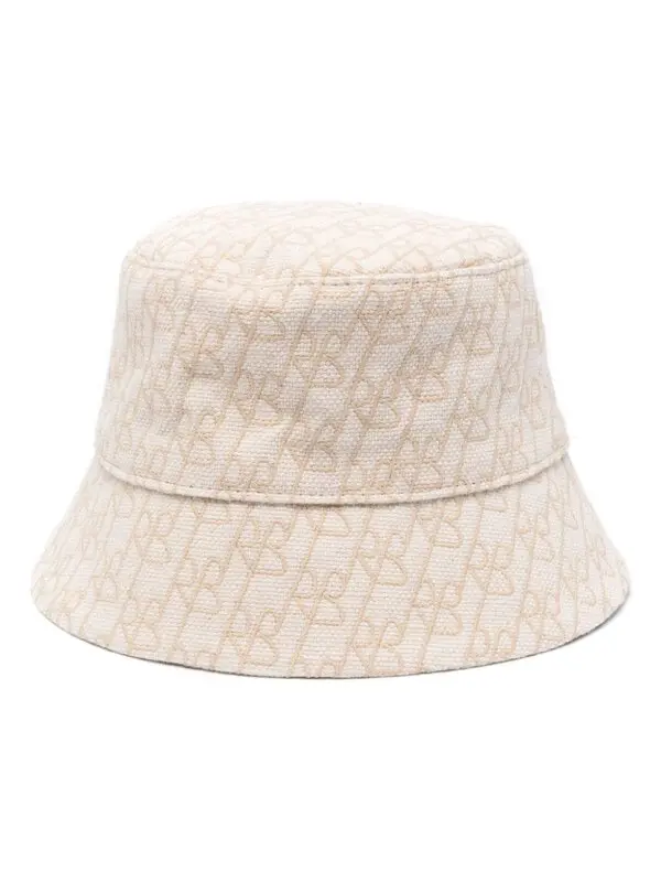 Ruslan Baginskiy Monogram Bucket Hat - Neutrals
