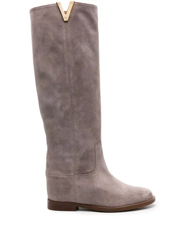 VIA ROMA 15 Stivale V-plaque Suede Boots
