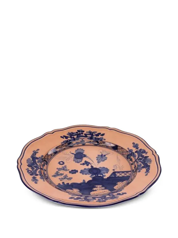 GINORI 1735 Oriente Italiano Porcelain Dinner Plate - Orange