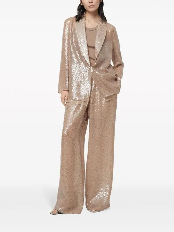 Brunello Cucinelli Sequinned Silk Single-breasted Suit