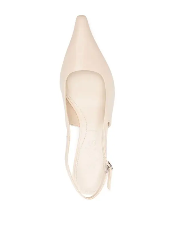 AeydĒ Catrina 35mm Leather Pumps - Neutrals