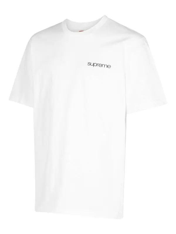 Supreme Logo-print Cotton T-shirt - White
