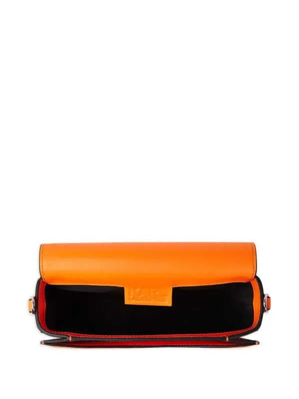 Karl Lagerfeld Signature Fan Leather Crossbody Bag