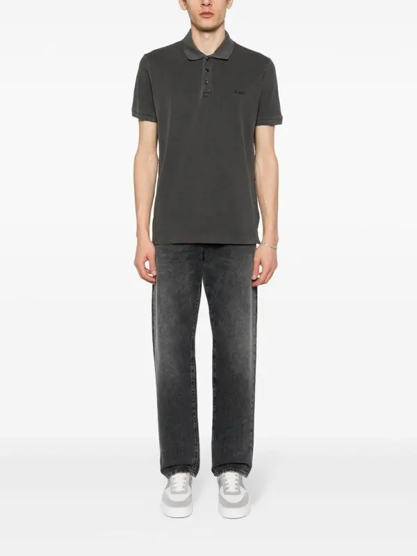Woolrich Logo-embroidered Polo Shirt - Black