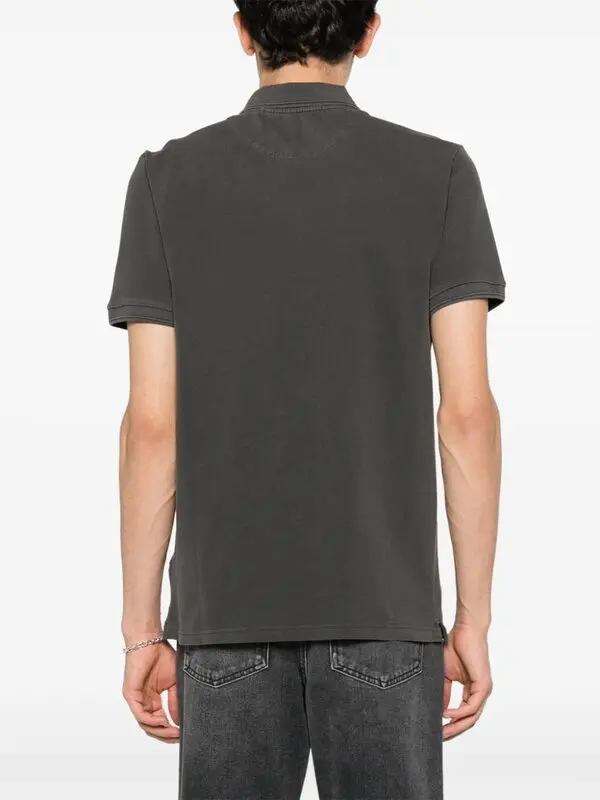 Woolrich Logo-embroidered Polo Shirt - Black