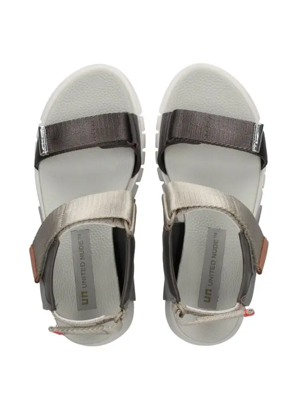 United Nude Delta Run 65mm Platform Sandals - Neutrals