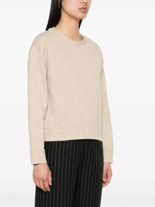 Moncler Monogram-jacquard Sweatshirt