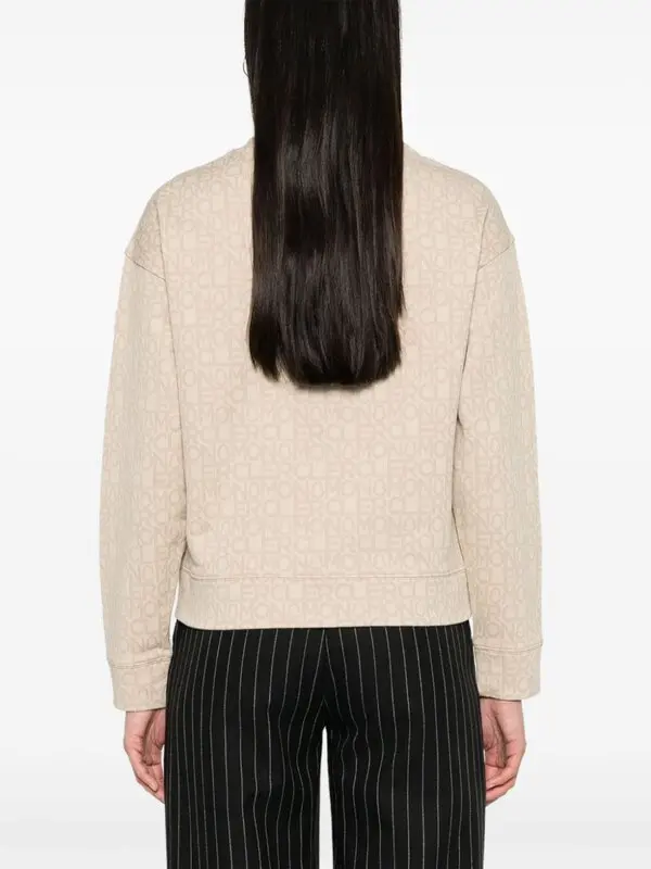 Moncler Monogram-jacquard Sweatshirt