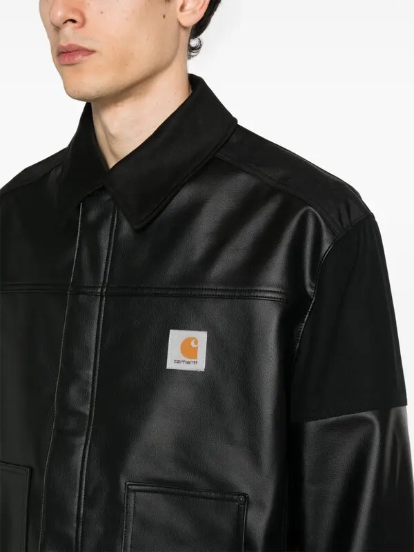 Junya Watanabe X Carhartt Panelled Jacket In Black - 70% Off