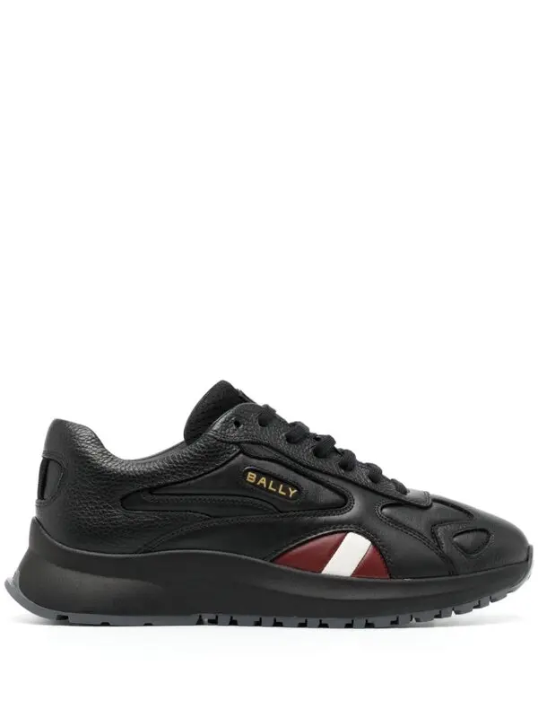 Bally Dewy Leather Sneakers - Black