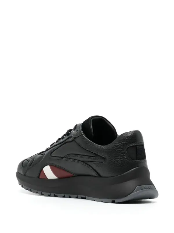 Bally Dewy Leather Sneakers - Black