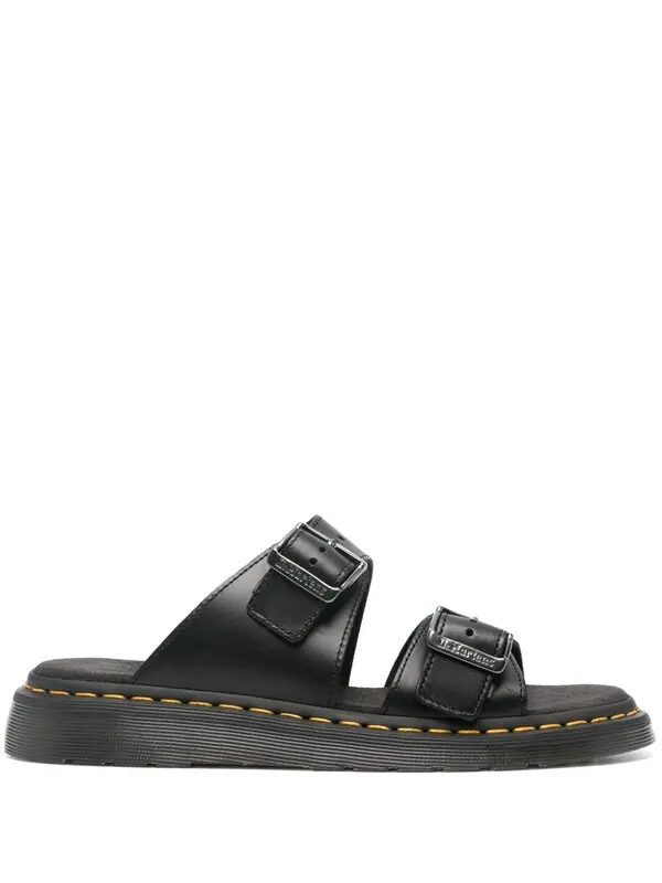 Dr. Martens Josef Leather Sandals - Black