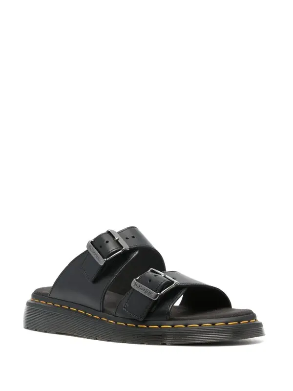 Dr. Martens Josef Leather Sandals - Black
