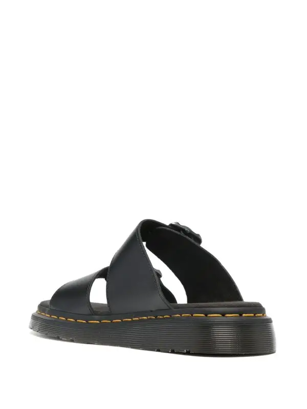 Dr. Martens Josef Leather Sandals - Black