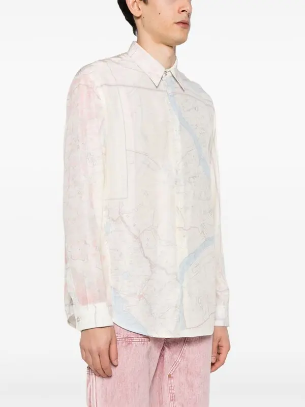 OAMC Map-print Shirt