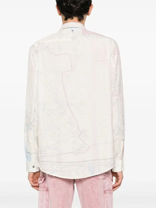 OAMC Map-print Shirt