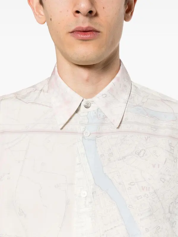OAMC Map-print Shirt