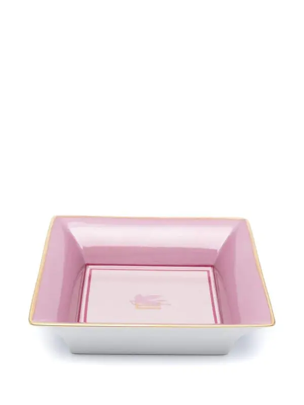 Etro Pegaso-motif Porcelain Tray