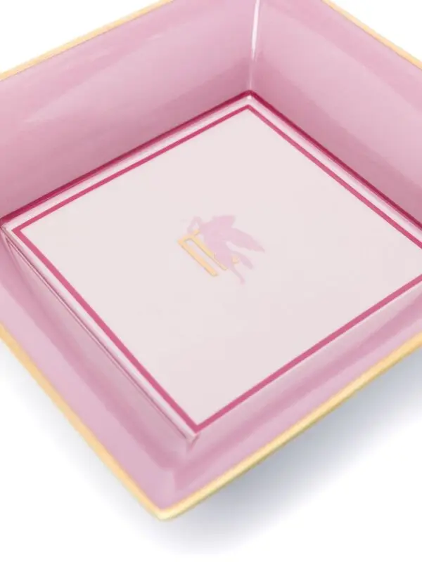 Etro Pegaso-motif Porcelain Tray