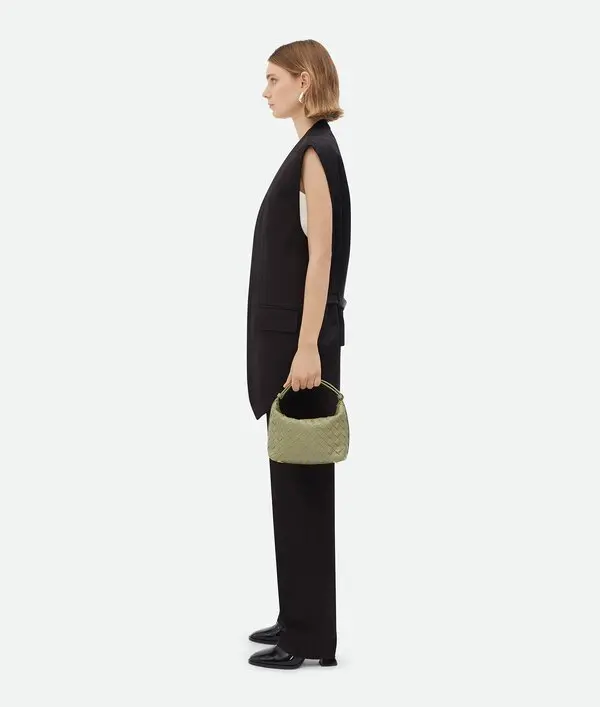 Bottega Veneta Mini Wallace - Travertine | Editorialist