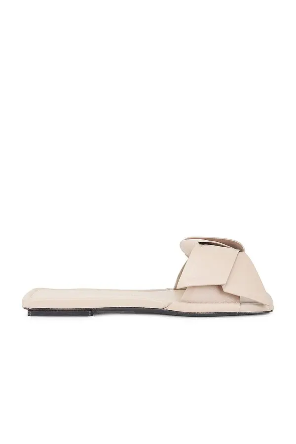 Acne Studios Bow Slide - Taupe Beige