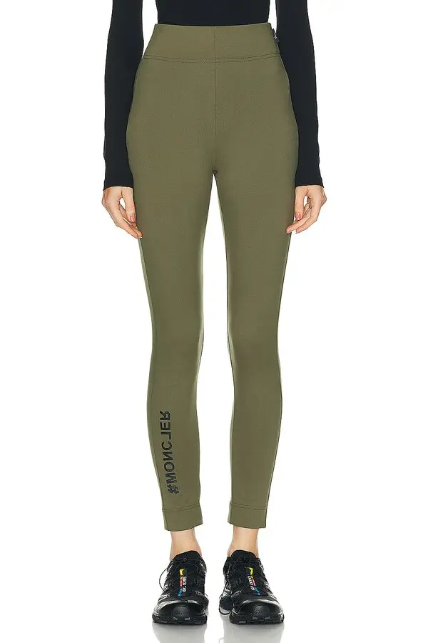 Moncler Leggings In Army