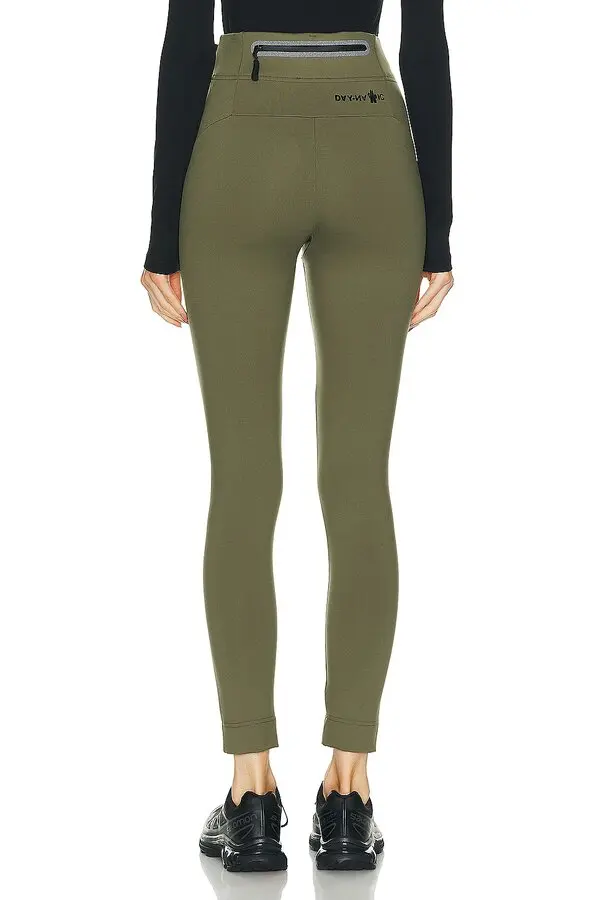 Moncler Leggings In Army