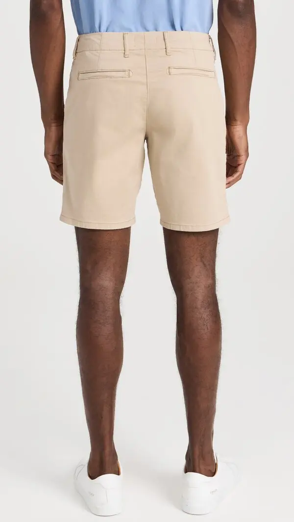 Paige Phillips Stretch Sateen Shorts - Khaki