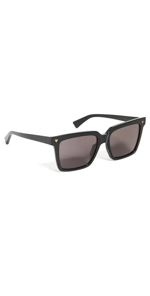 Bottega Veneta Oversized Square Sunglasses - Black-Black  display picture 2